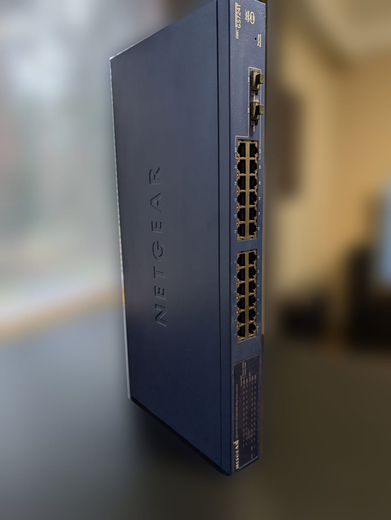 NETGEAR ProSafe GS724T V3 24-porttinen hallittava gigabit kytkin | Tori