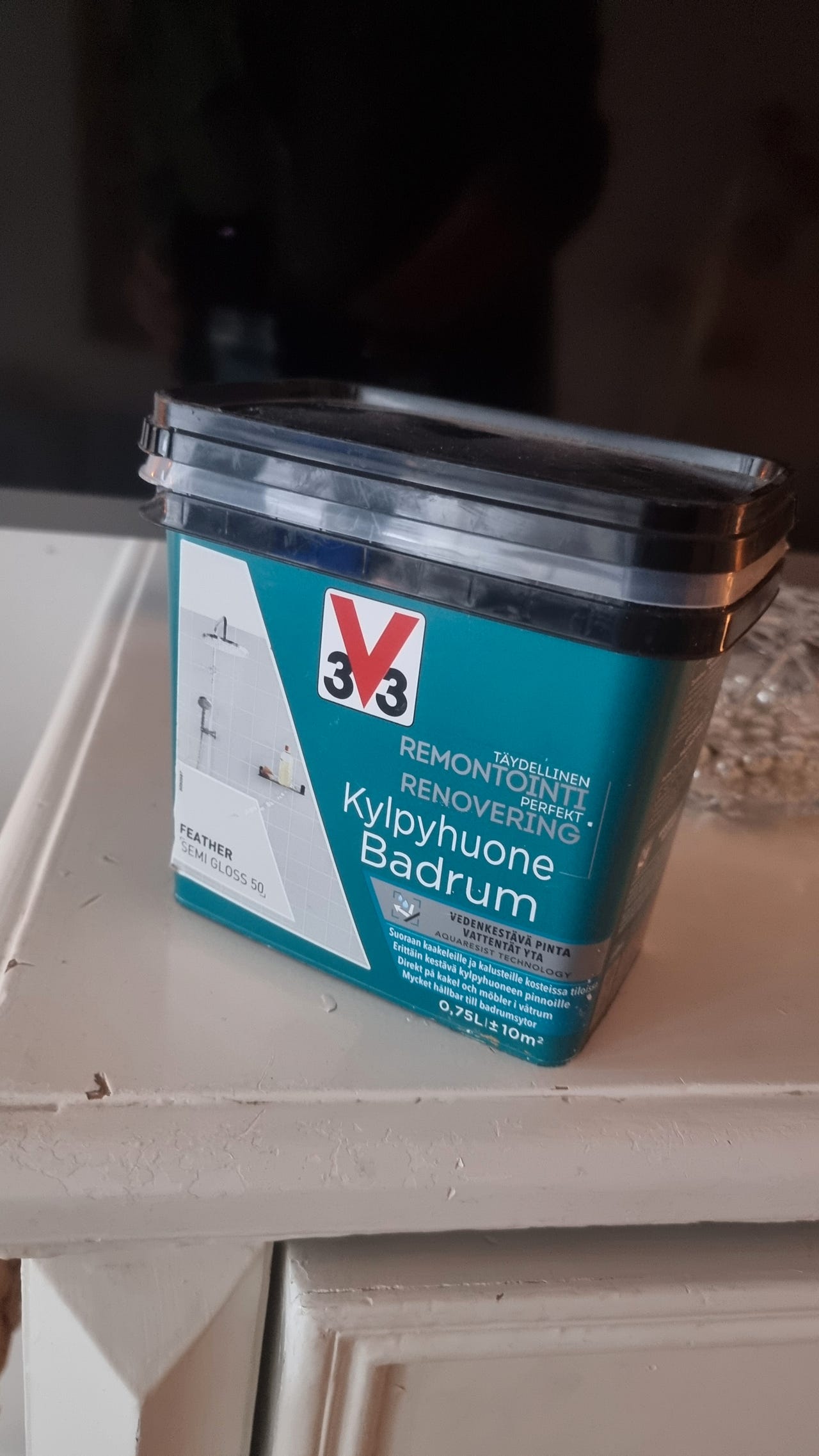 V33 Remontointimaali kylpyhuone 750ml Feather | Tori