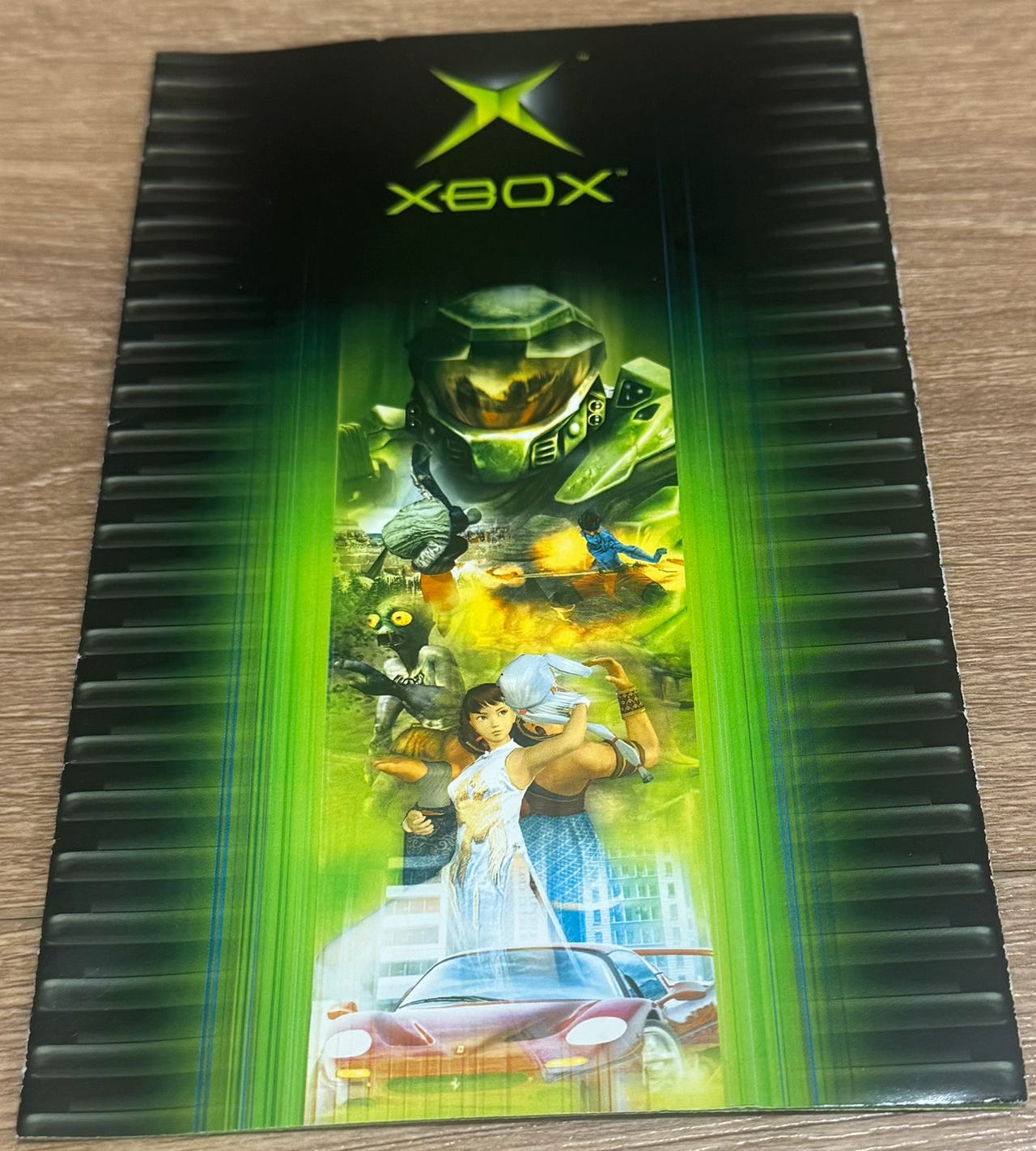 Original Xbox 2001 pre-launch flyer Part No. XOB-65956 | Tori