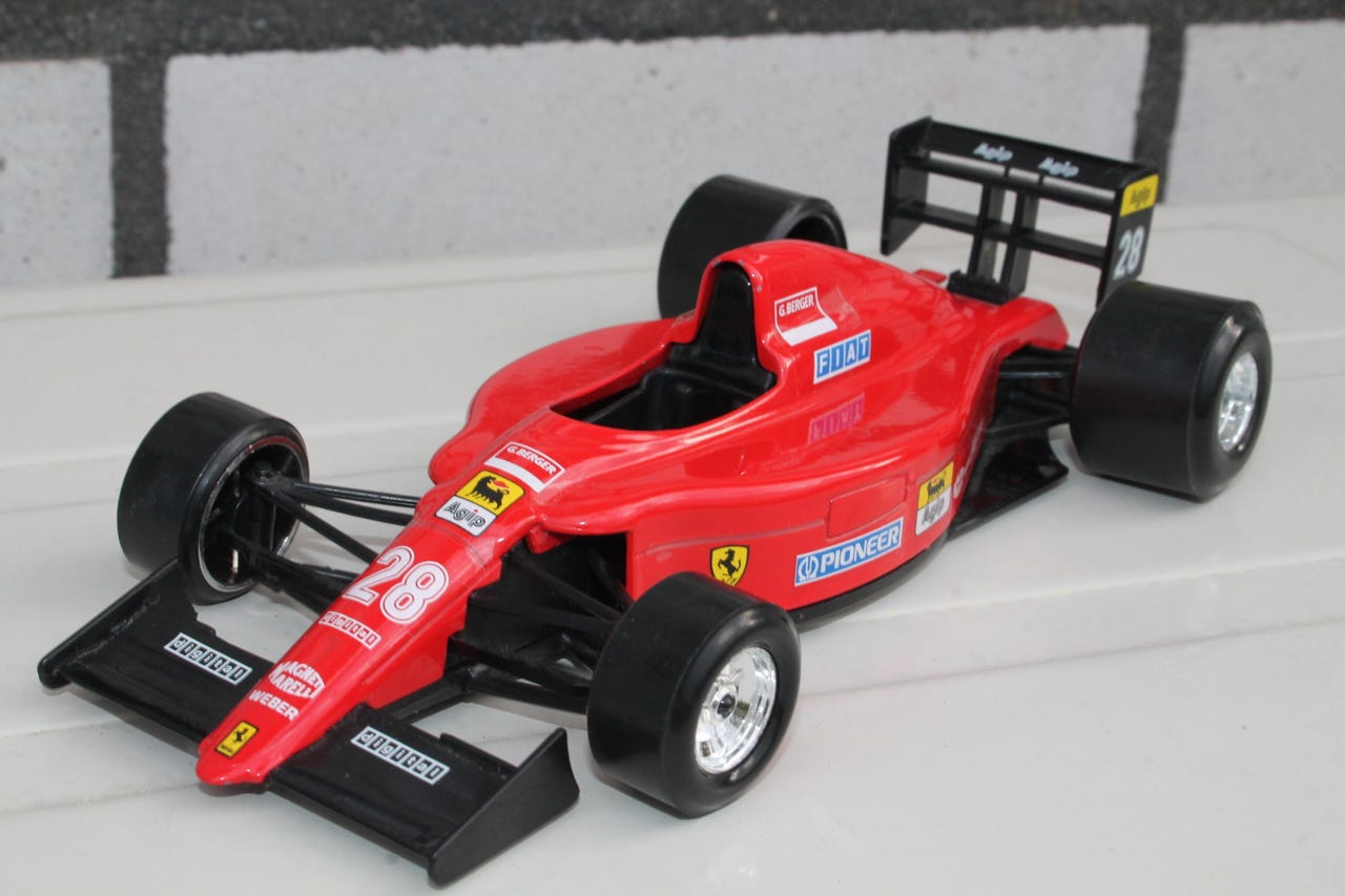 1990 Ferrari F1 641/2 formula 20cm Gerhard Berger vintage pienoismalli ...