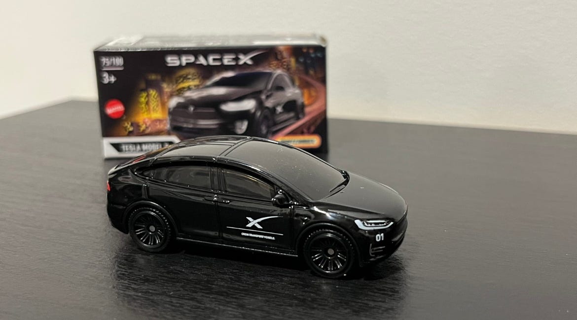 Matchbox Tesla Model X SpaceX | Tori