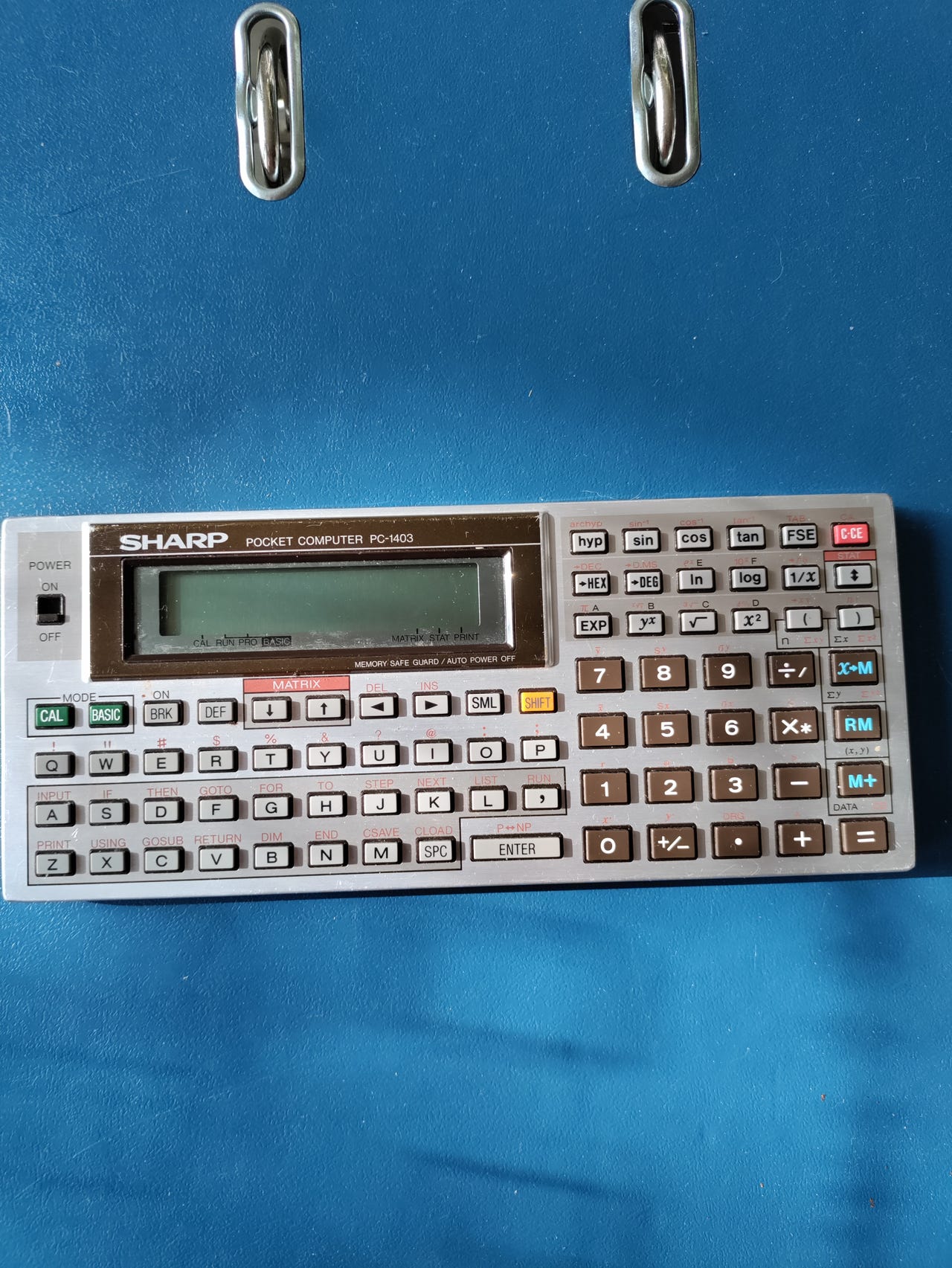 Sharp PC-1403 | Tori