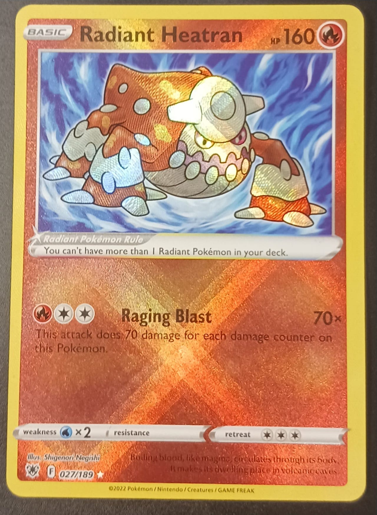 Pokemon Radiant Heatran-kortti | Tori
