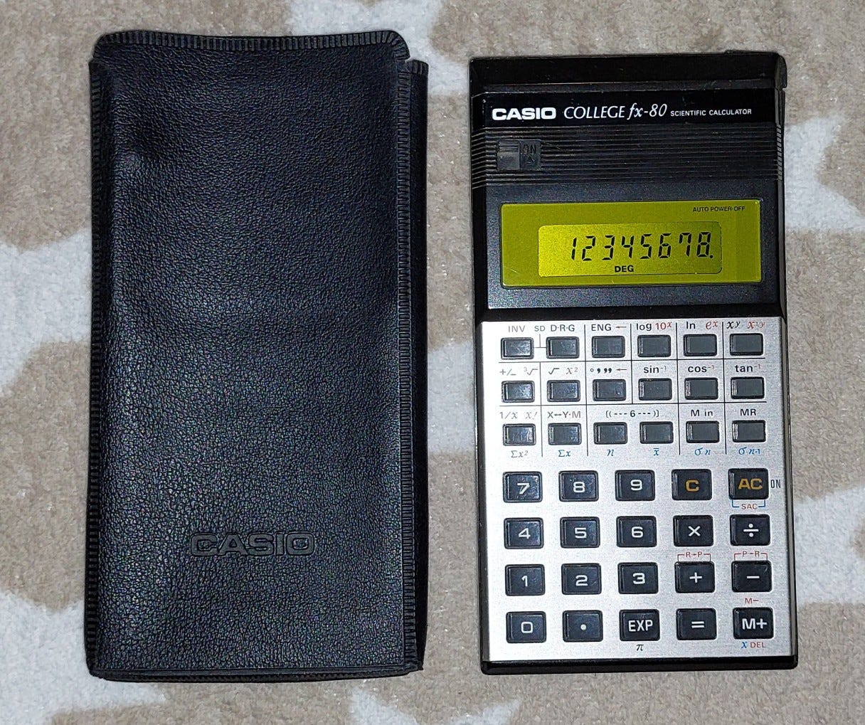 Museolaskin Casio fx-80 laskin vv. 80-83 | Tori