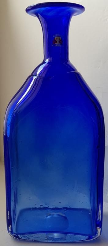 Studiolasi sininen pullo | Tori