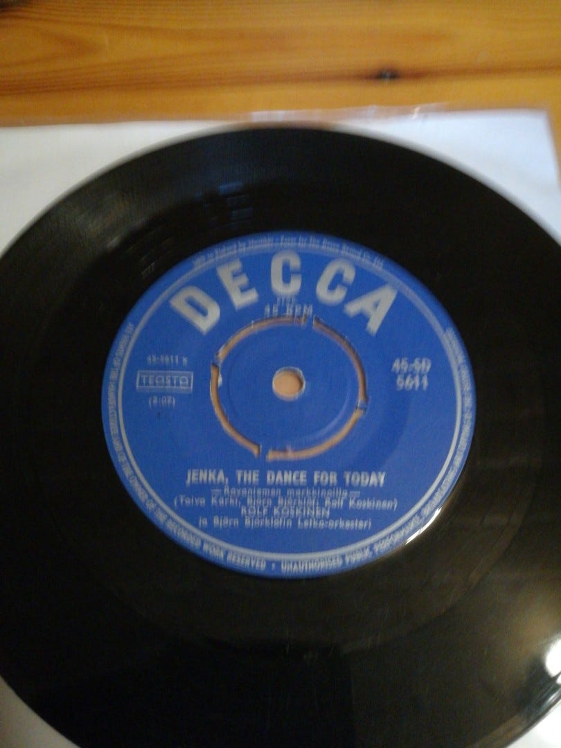 Rolf Koskinen 7" Jenka,the dance for today | Tori