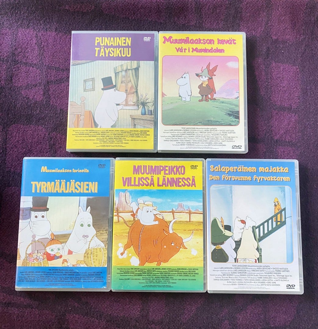 5 x Muumit DVD | Tori