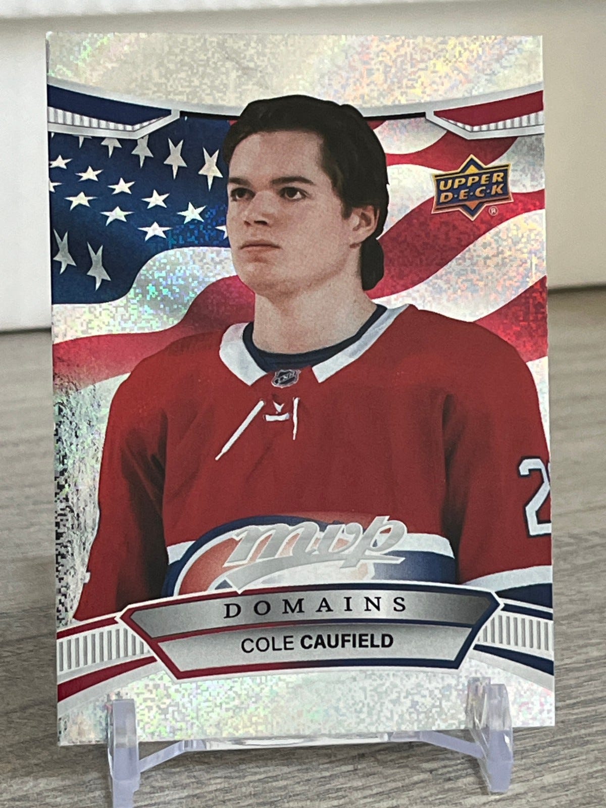 2022-23 UD MVP Domains #NA5 Cole Caufield | Tori