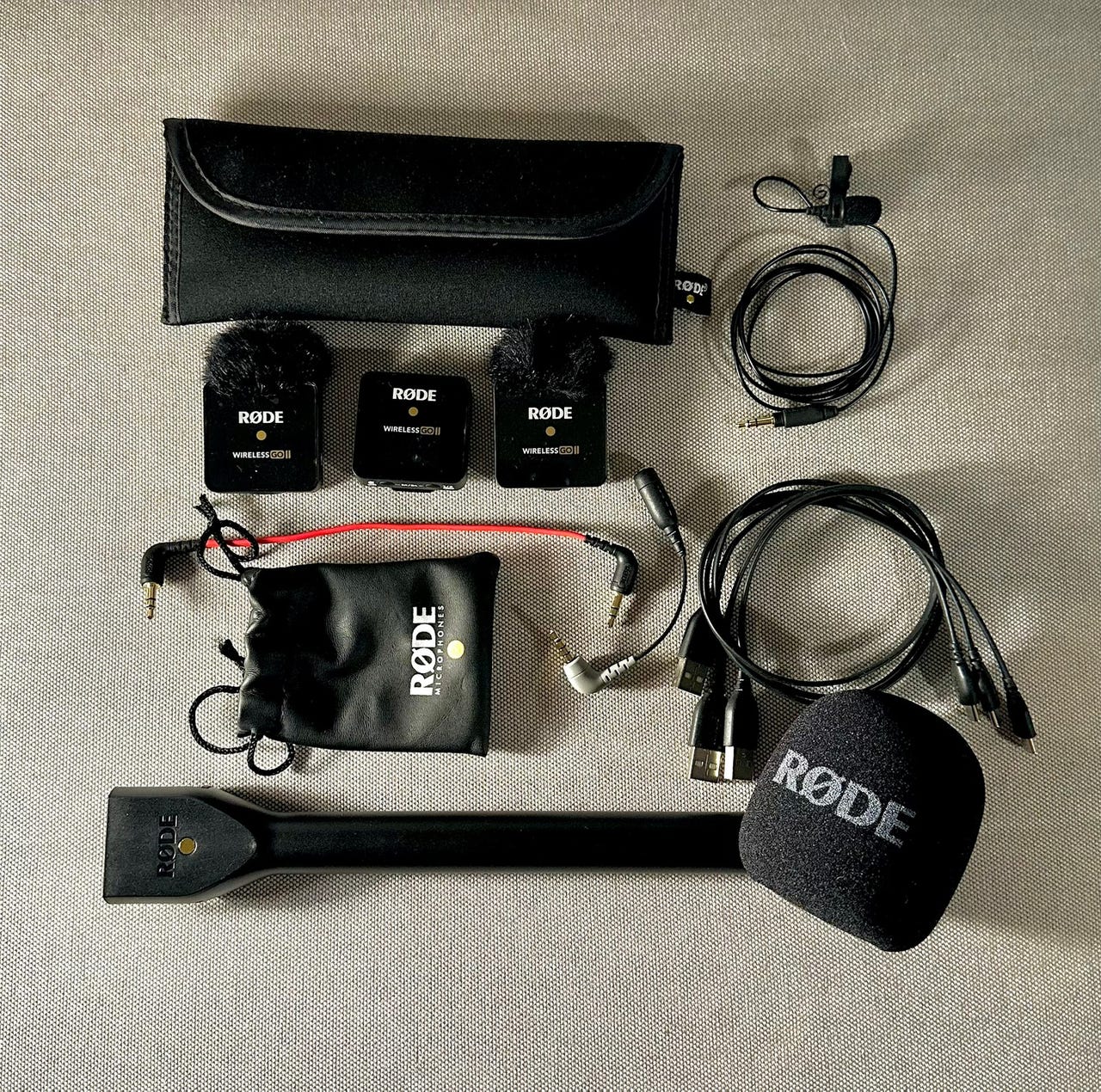 Rode Wireless Go 2 + Rode Lav Mic Go + Rode Interview Go kapula | Tori