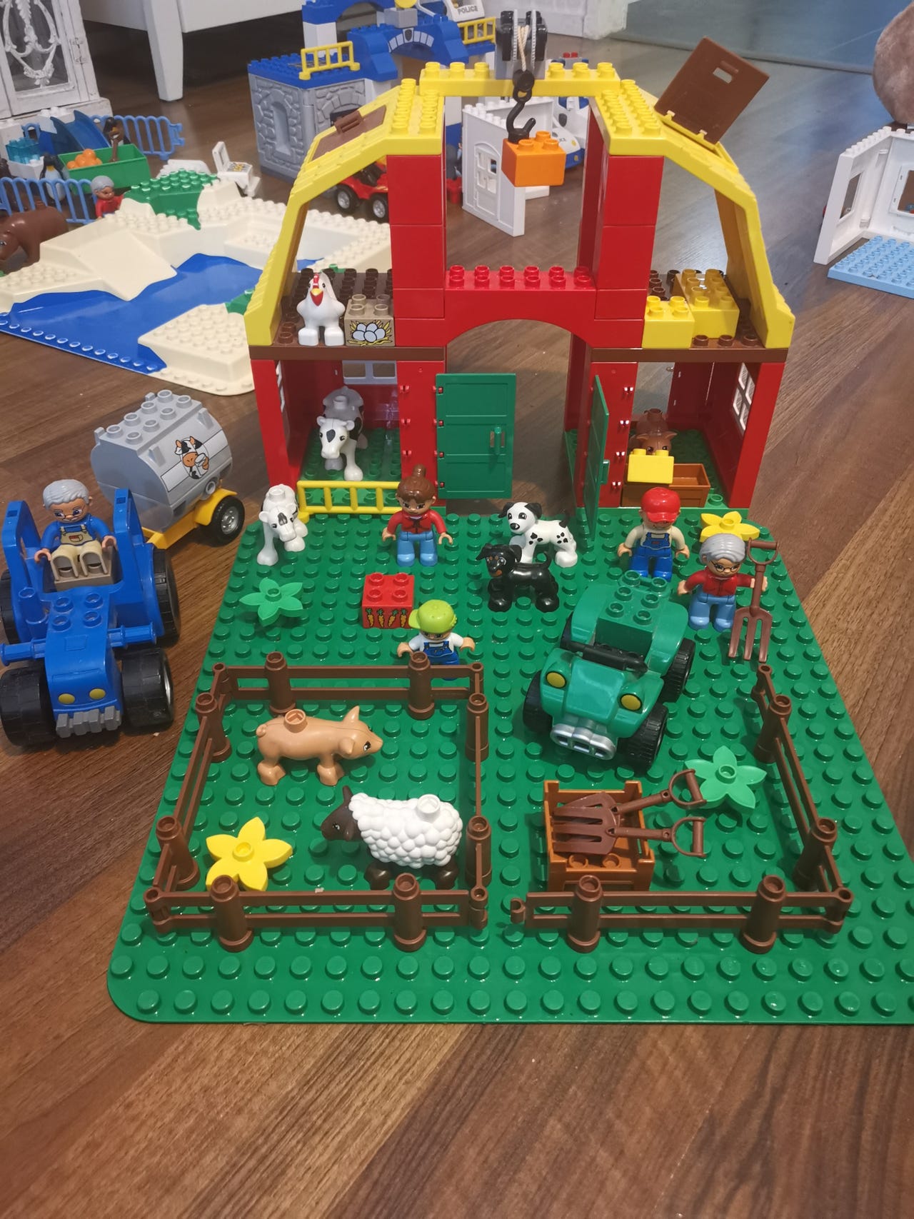Lego duplo Maatila ja lisäalusta+mönkijä | Tori