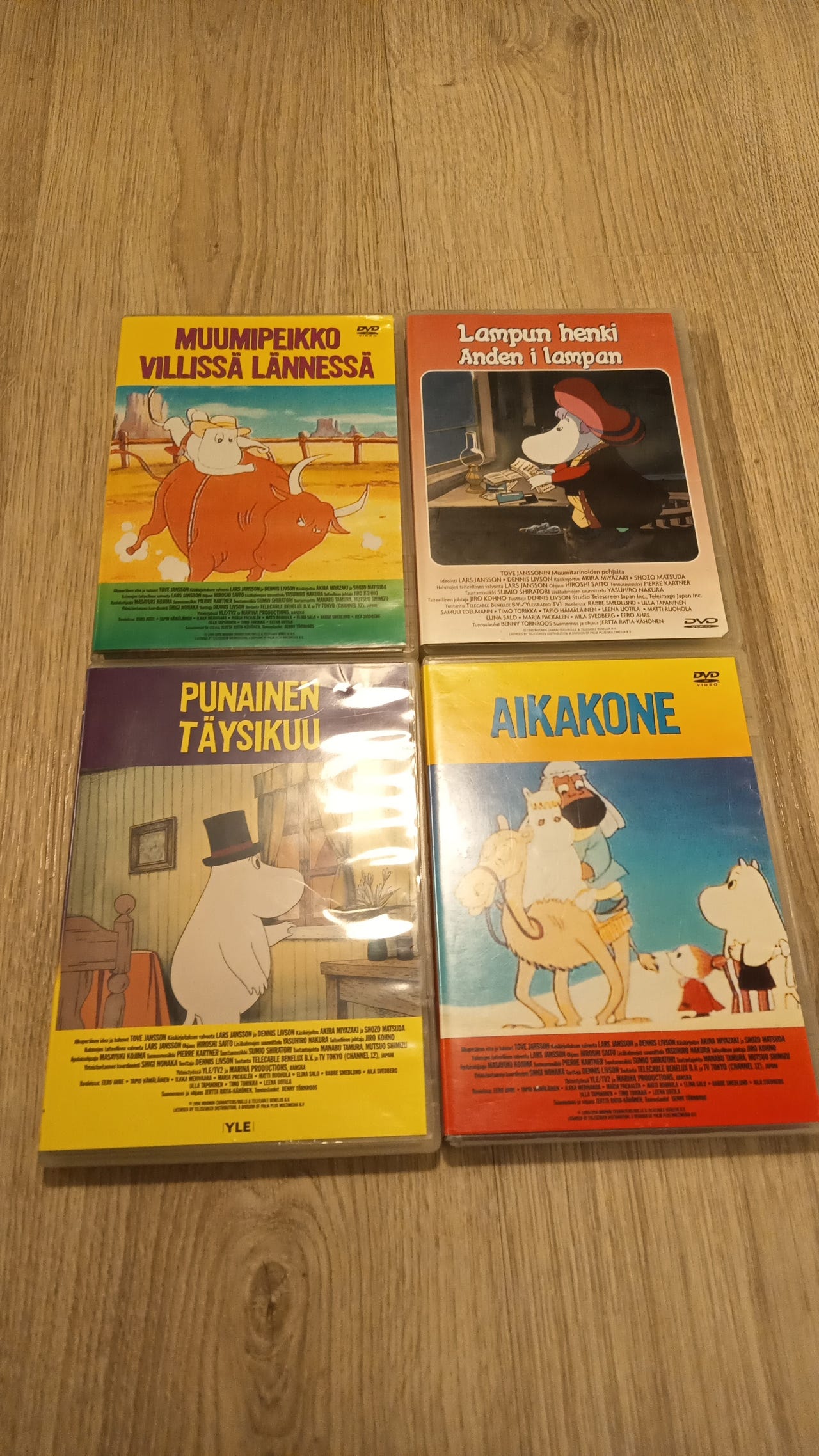 4 x Muumi DVD alkuperäiset äänet | Tori