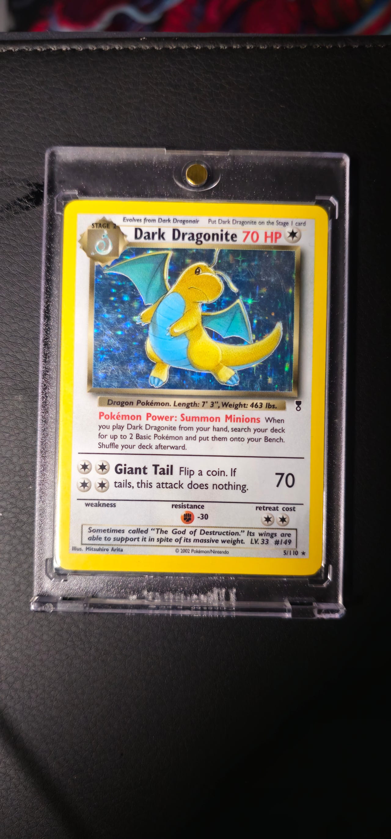 Pokemon TCG - Dark Dragonite 5/110 Holo Rare - WOTC Legendary ...