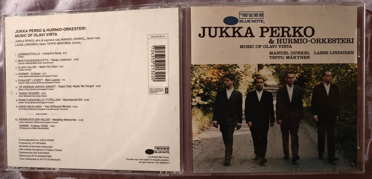 Jukka Perko & Hurmio-orkesterin CD | Tori