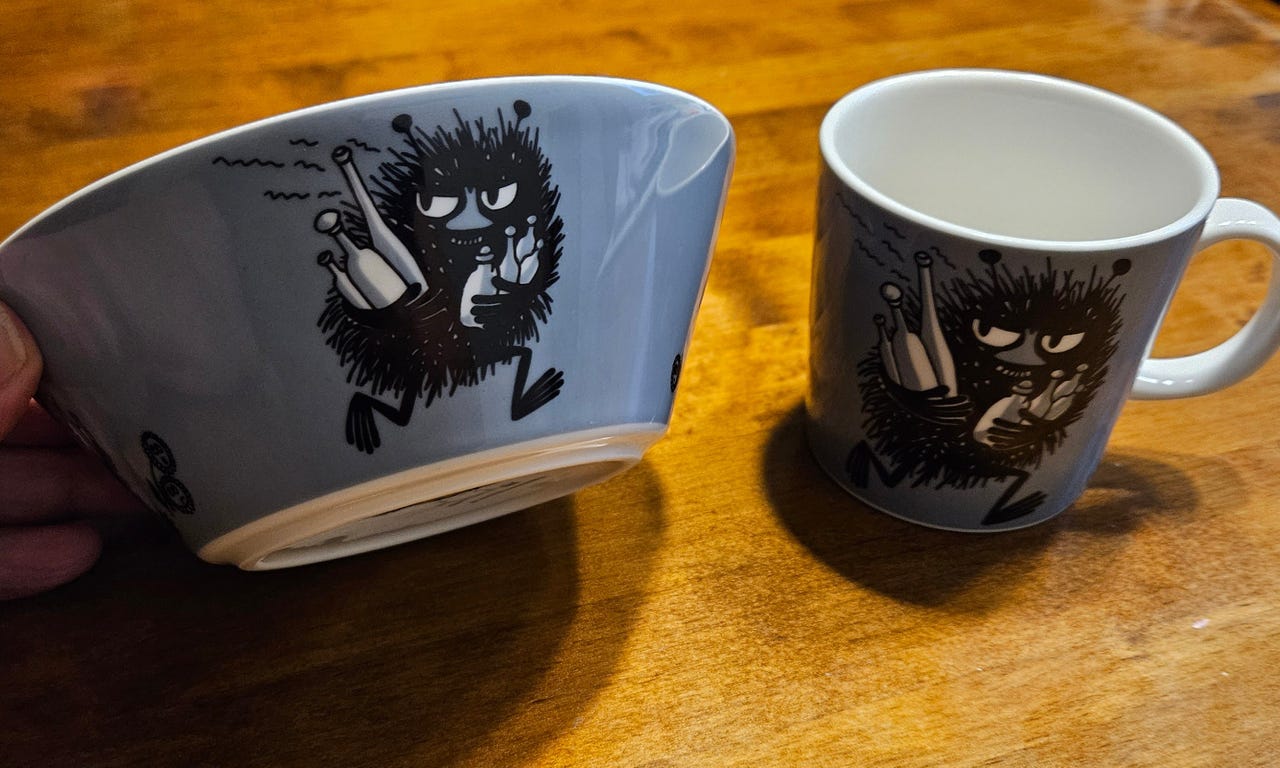 Muumimuki ja kulho "haisuli" | Tori