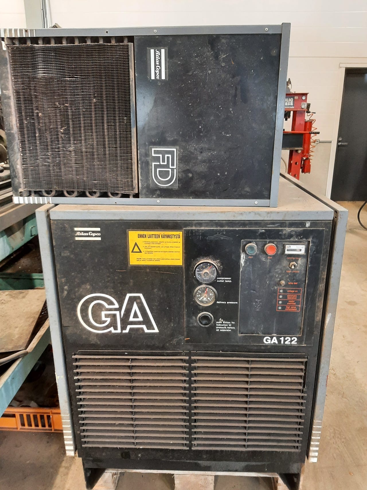 Atlas copco ga122 kompressori | Tori