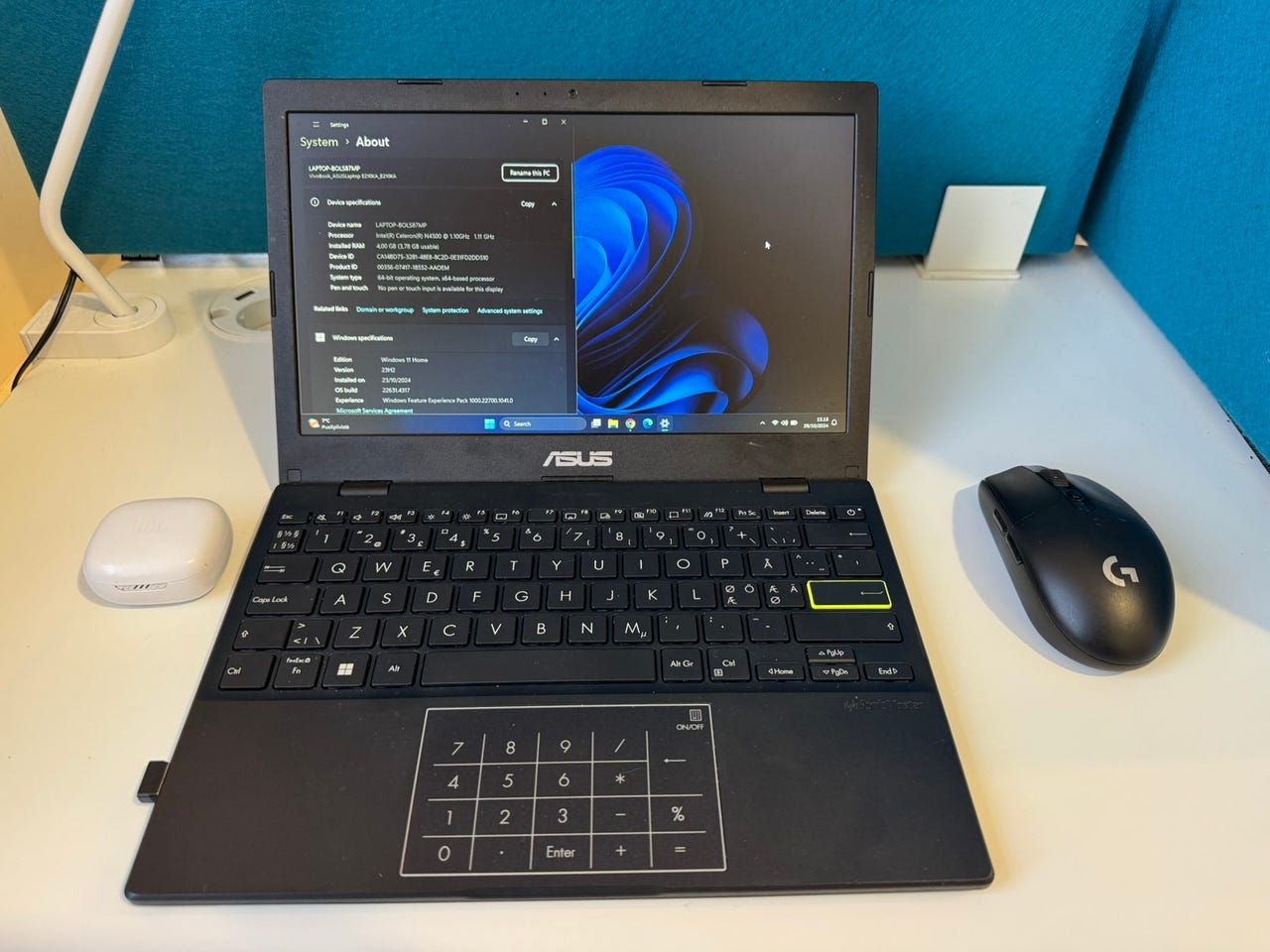 Asus Vivobook Go 12 11,6” Intel Celeron N4500, sininen | Tori