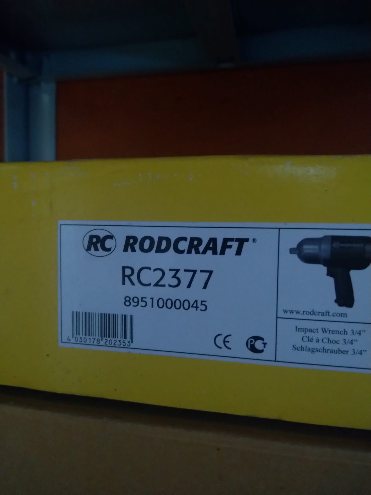 Rodcraft RC2377 3/4" mutterinväännin | Tori