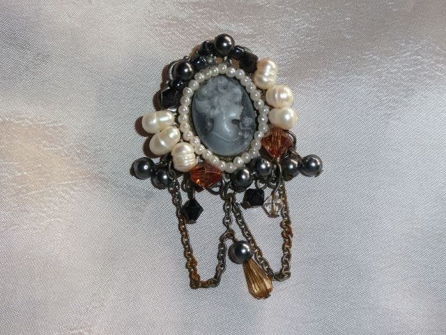 Upea camee koru helmi kivi koristeilla | Tori