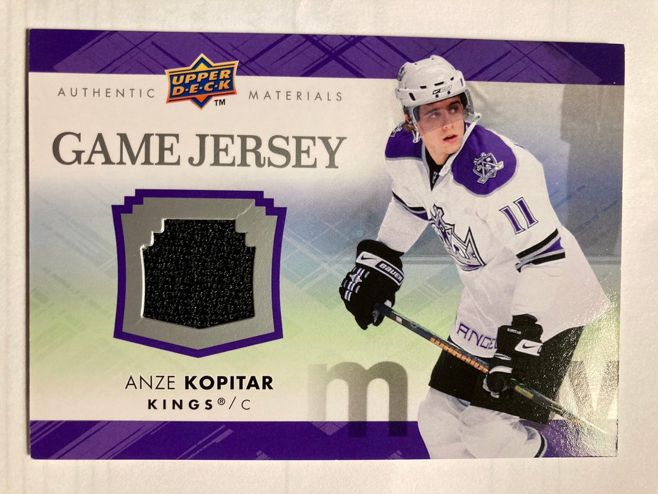 2007-08 Upper Deck Game Jersey Series 2 #GJ2-KO Anze Kopitar | Tori
