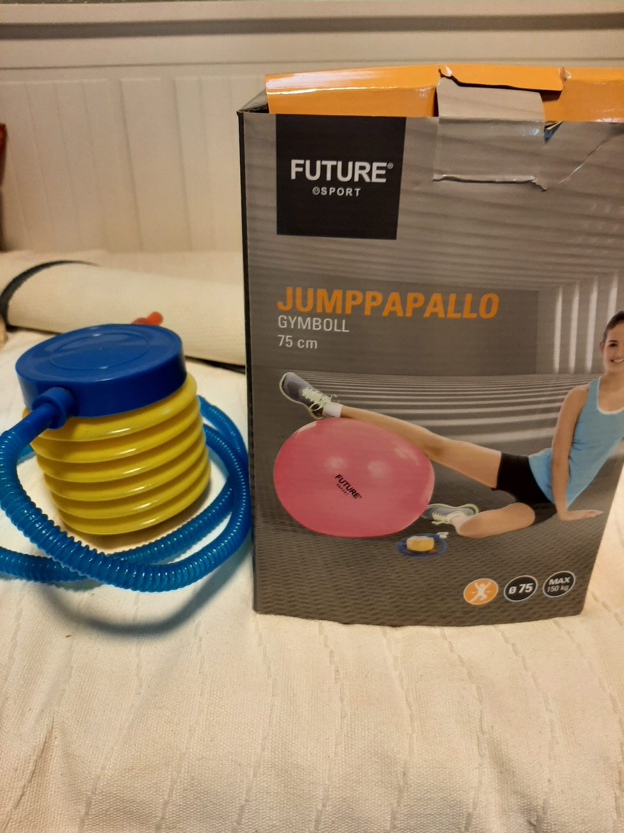 Jumppapallo iso ja pumppu | Tori