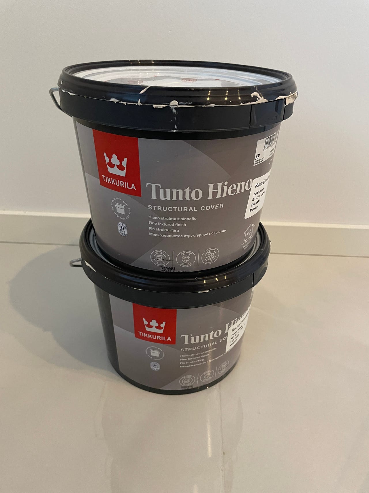 Tikkurila Tunto Hieno 2 x 2.7l sävytetty Mulperi (beige/maitokahvi) | Tori