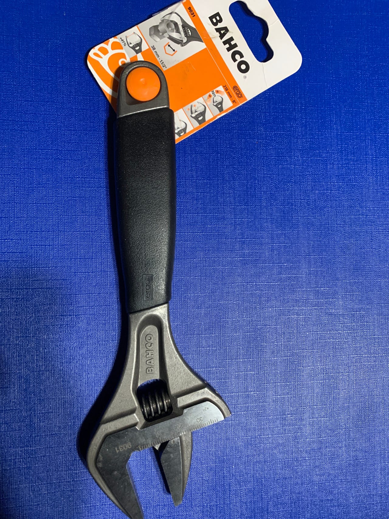 Bahco 9031 Ergo jakoavain 8" 0-38 mm | Tori