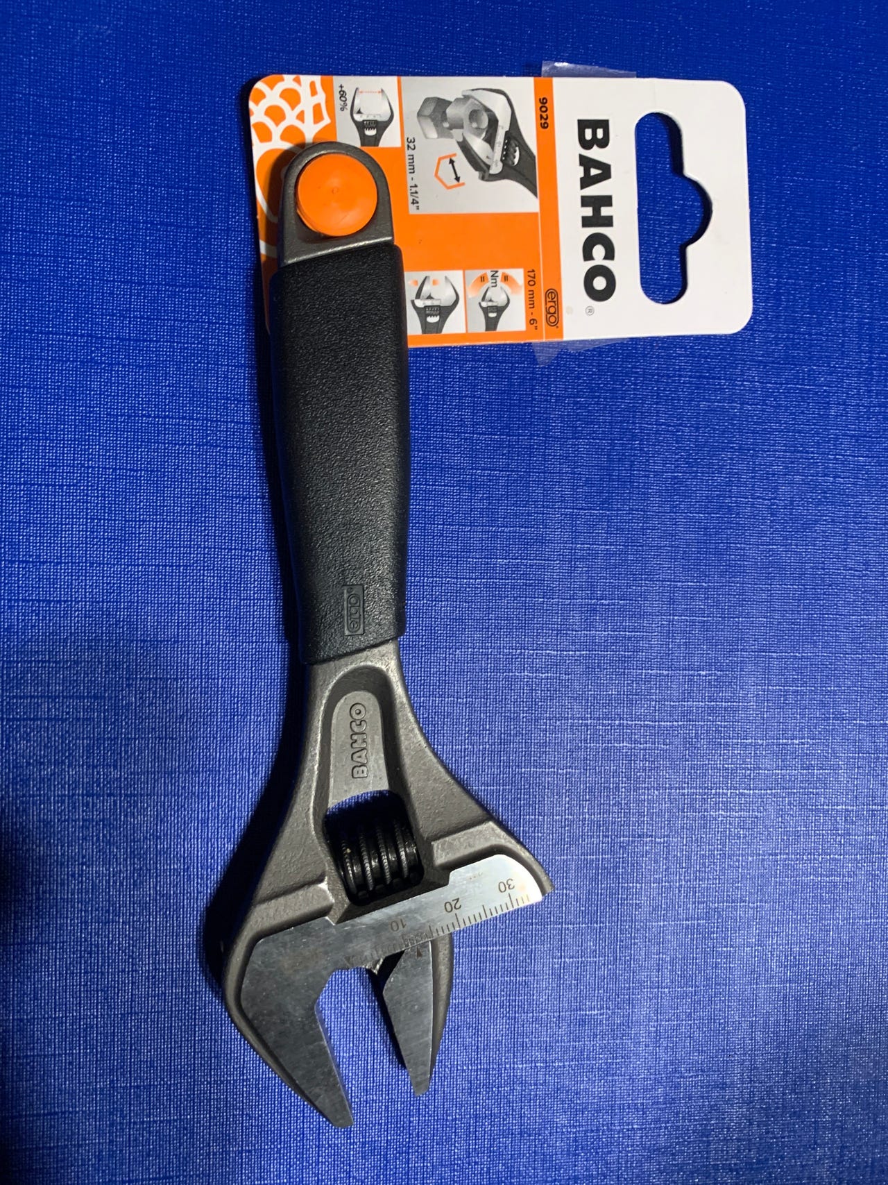 Bahco 9029 Ergojakoavain 6" 0-32 mm | Tori