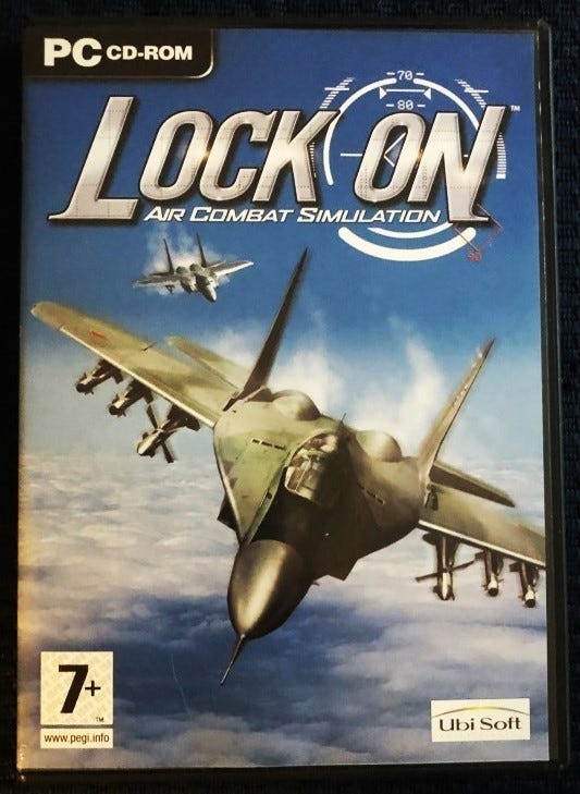PC CD-ROM LOCK ON AIR COMBAT SIMULATION | Tori