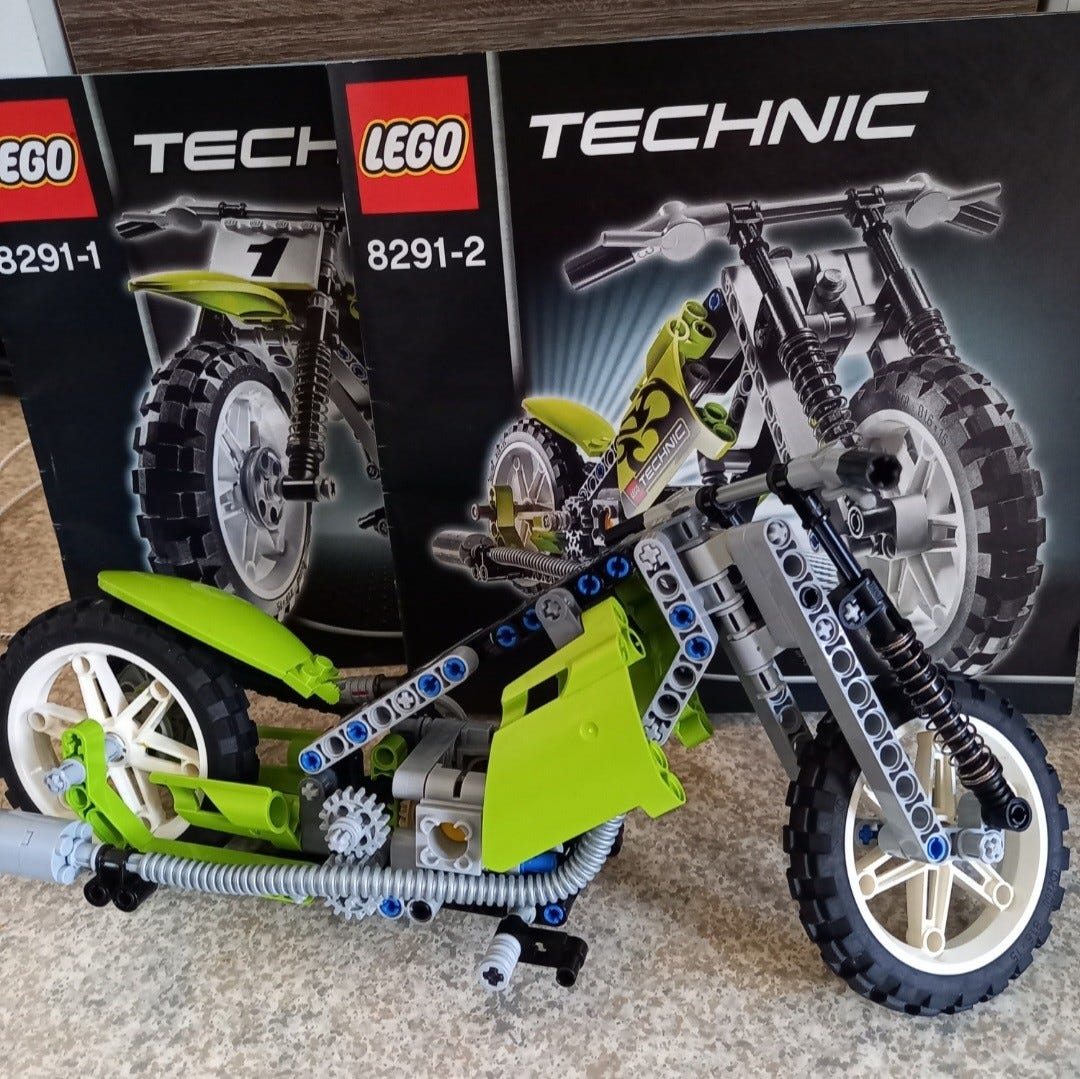 Lego Technic 8291 Dirt Bike. | Tori