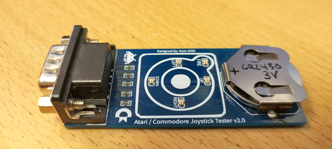 Atari/Commodore joystick tester | Tori