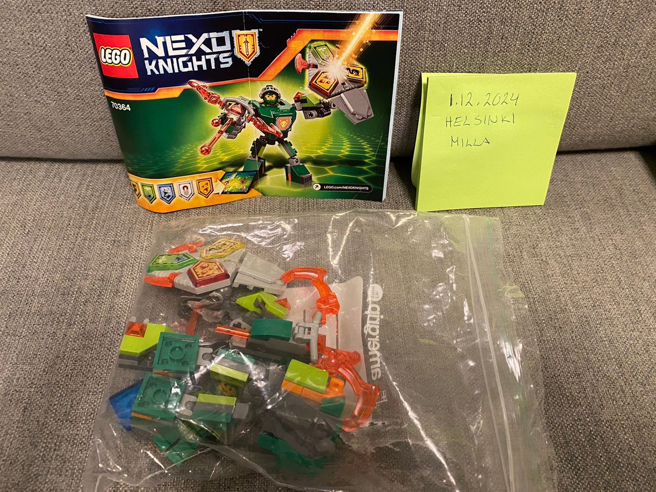 Lego Nexo Knights 70364 Taistelupukuinen Aaron | Tori