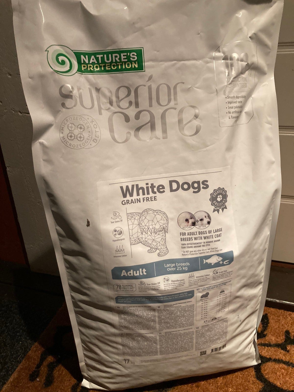 Superior Care White dogs adult 17 kg | Tori