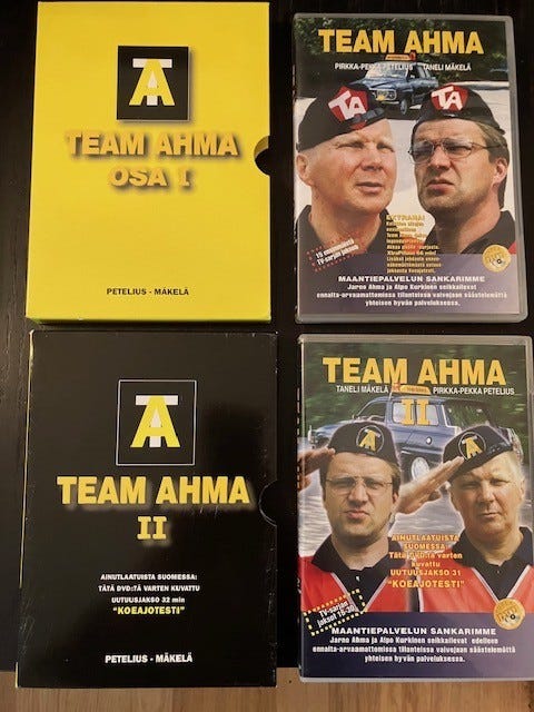 Team Ahma 1 ja 2 (DVD) | Tori