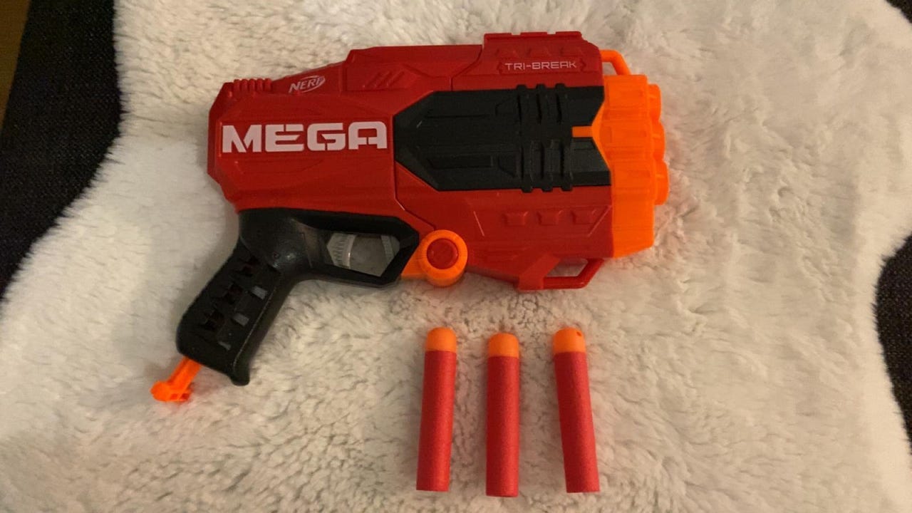 Nerf mega tri-break pyssy | Tori