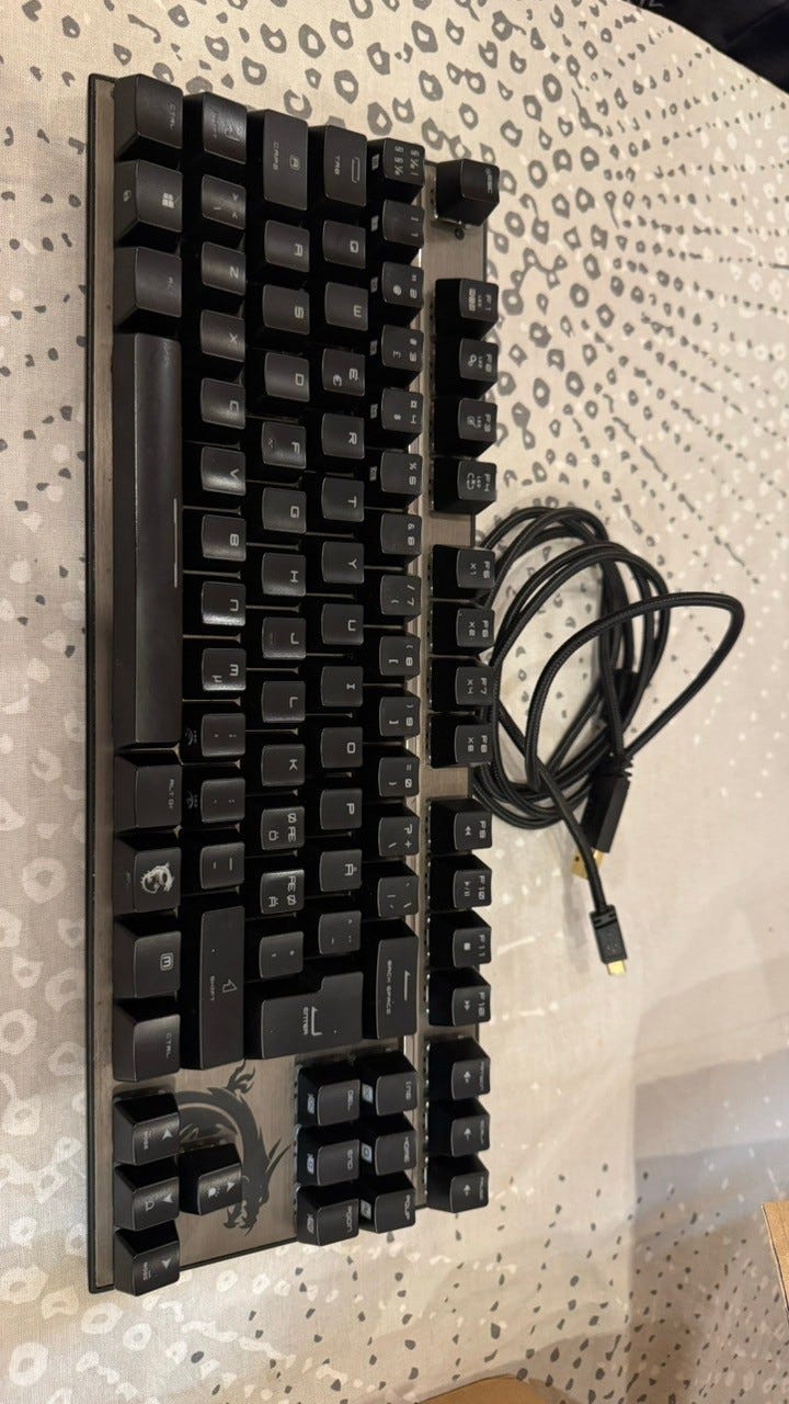 MSI GK70 mekaaninen näppäimistö ja Logitech G502 hiiri | Tori