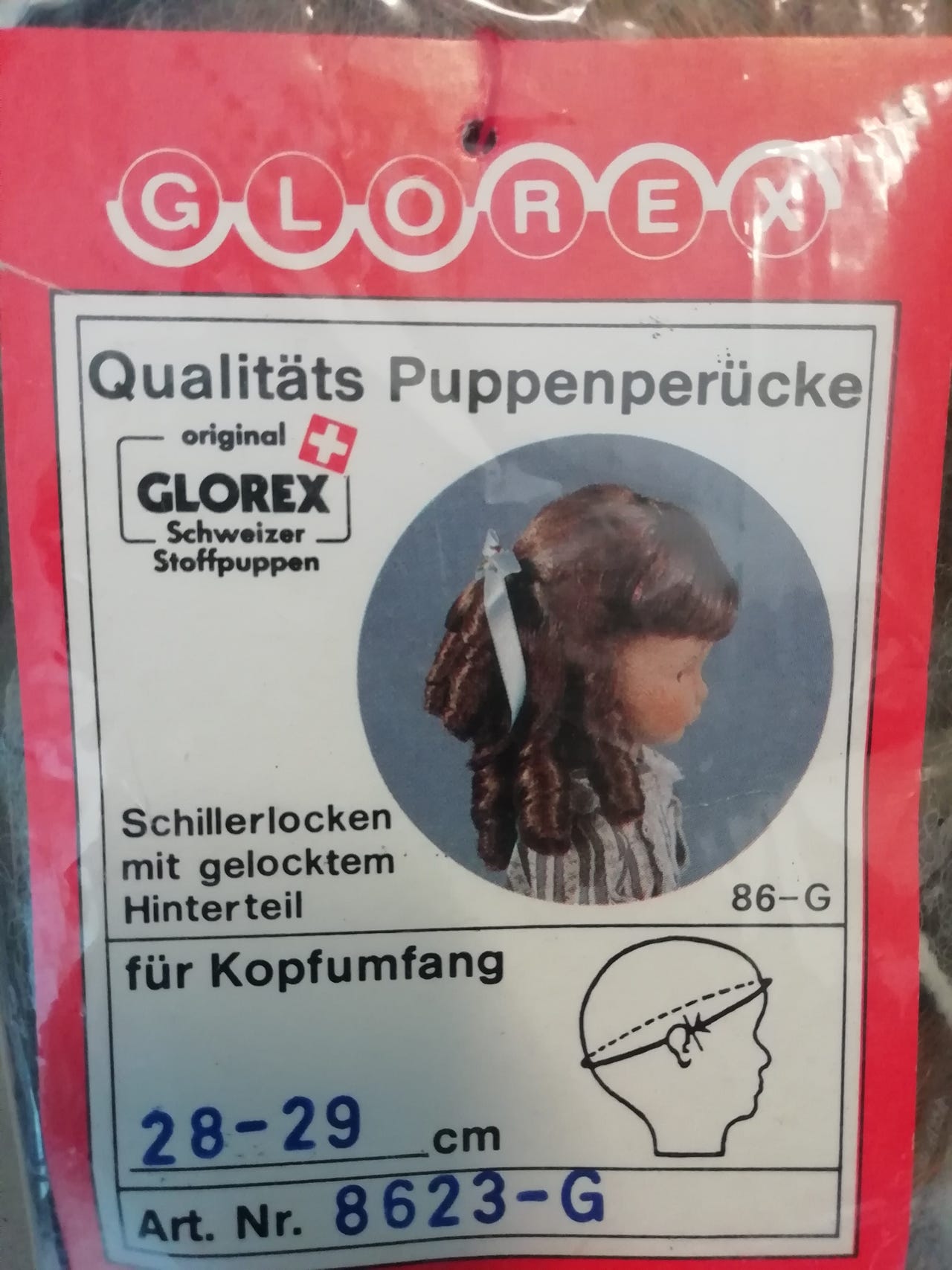 Glorex Puppenperucke | Tori