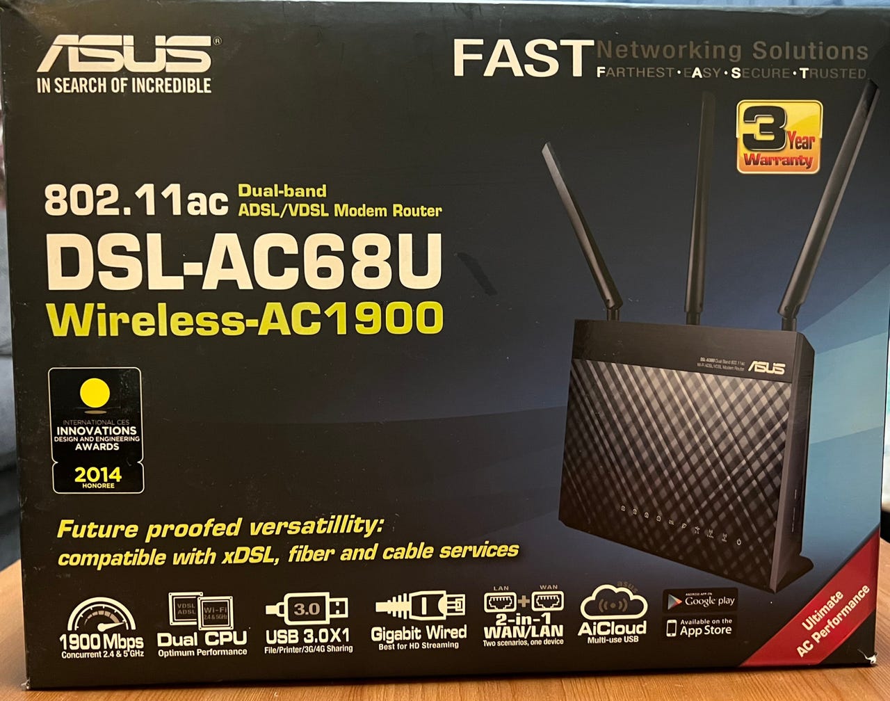 Asus Dual-band ADSL/VDSL Wireless-AC1900 router | Tori