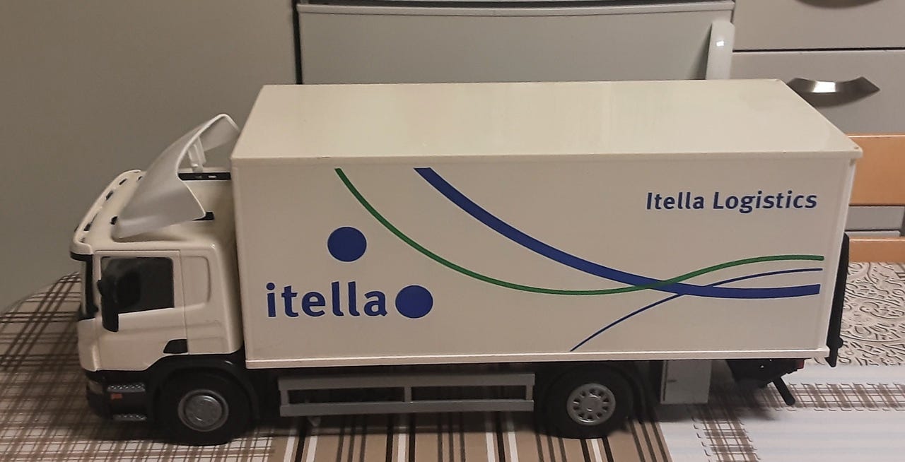 Emek scania P380 itella postiauto | Tori