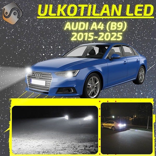 AUDI A4 / S4 (B9) 2015-2025 Ulkotilan LED-valosarja Ajovalot ym. | Tori