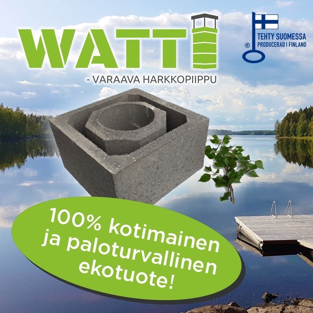 Kotimainen Watti harkkopiippu | Tori