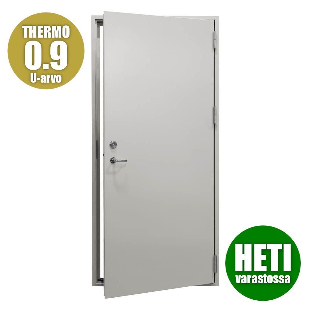 Teräsovi Thermo 9x21 / 10×21 (RAL 9010 Valkoinen) | Tori