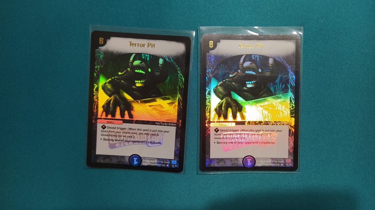 Terror Pit T2 Y1 Promo korttia kaksi eri varianttia | Tori