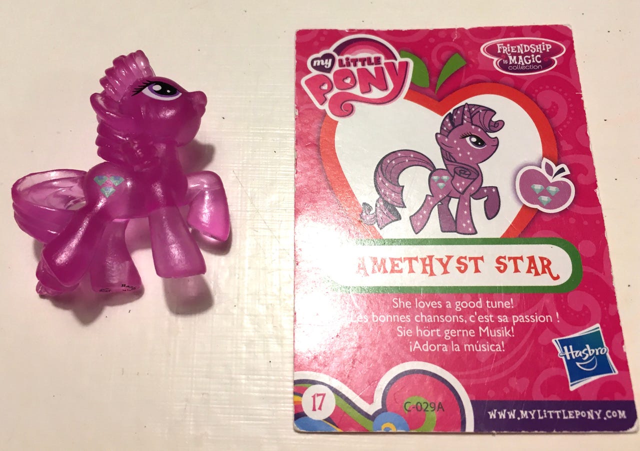 My Little Pony Amethyst star keräilyponi + keräilykortti | Tori
