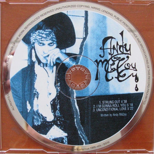 Andy McCoy - Strung Out CD single Promo HANOI ROCKS | Tori