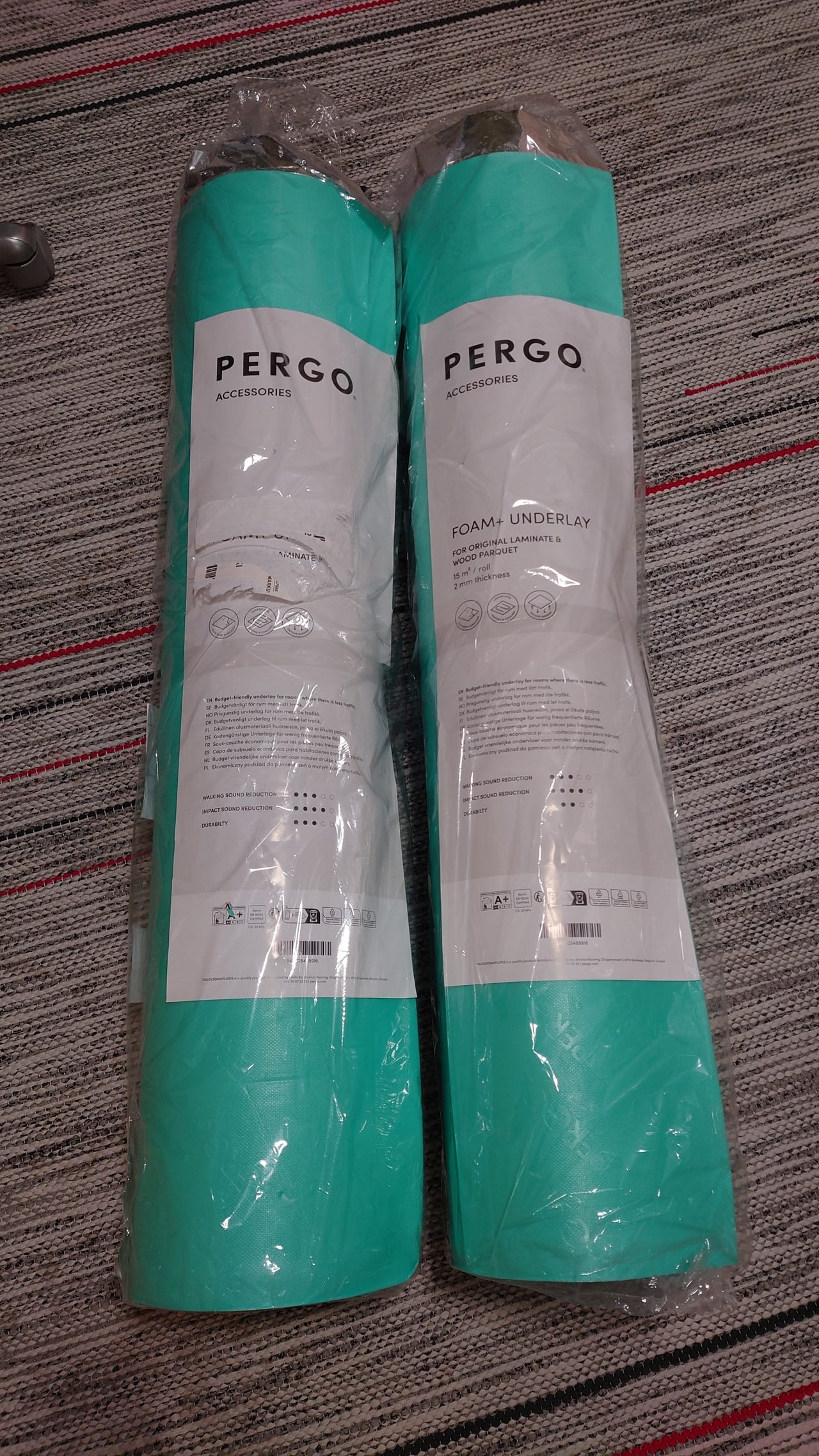 Pergo Foam + Underlay. | Tori