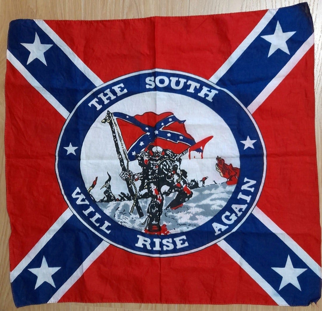 The south will rise again kangasjuliste / seinälippu | Tori