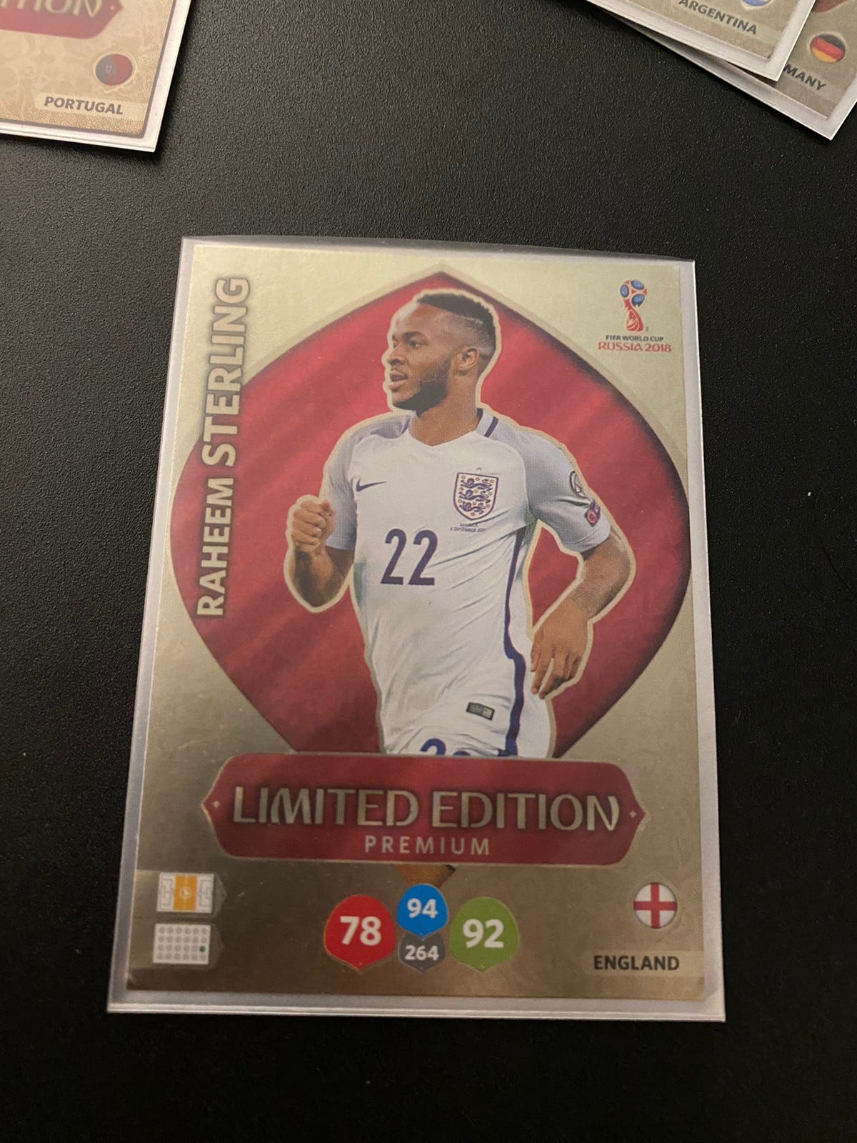 FIFA World Cup Russia 2018, Limited Edition Card, Panini XXL, Raheem ...