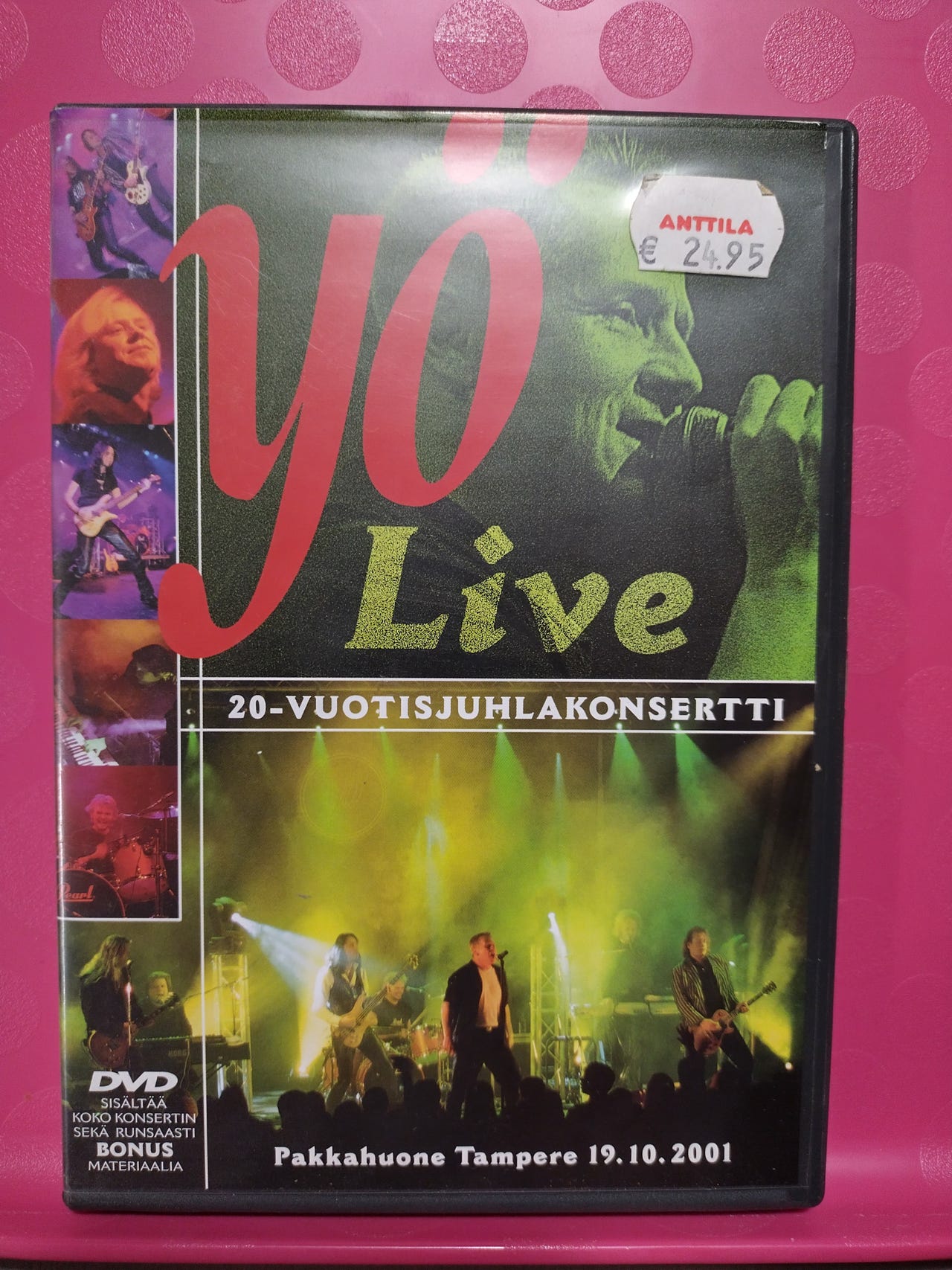 Yö Live 20-vuotisjuhlakonsertti DVD | Tori