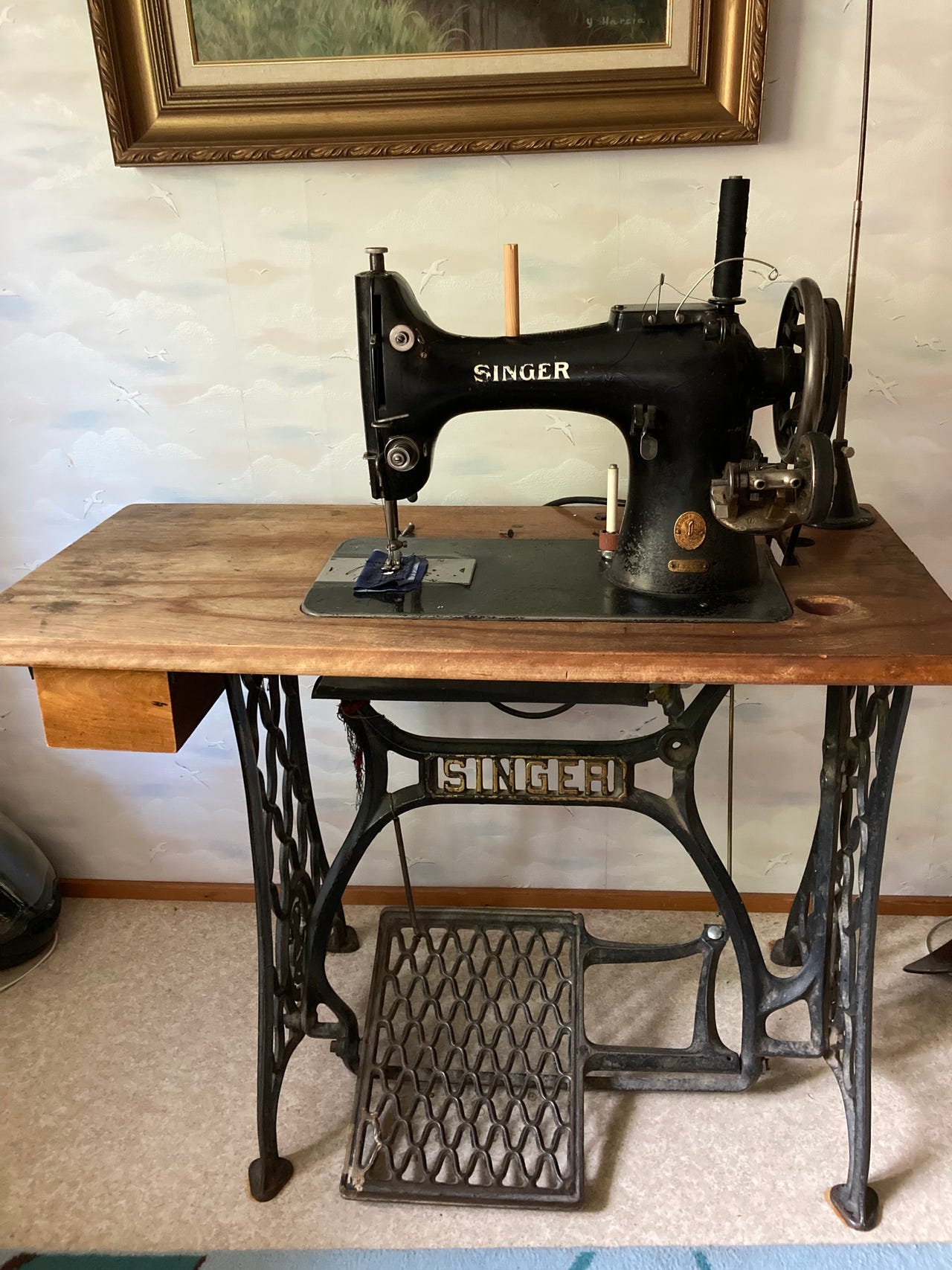 Vanha toimiva Singer-ompelukone | Tori
