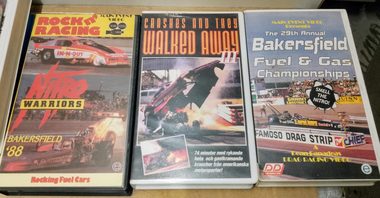 Drag racing USA vhs videot. | Tori